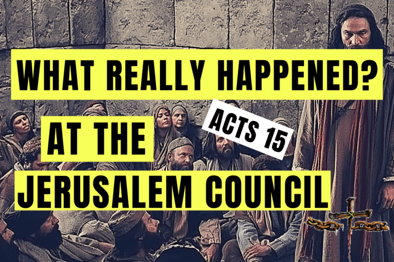 What is the Jerusalem Council and what Really Happen? Acts 15