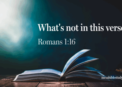 Verse-by-Verse Bible Studies