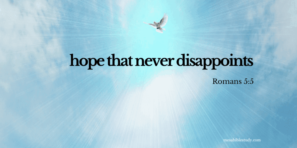 Romans 5:5 — Hope That Never Disappoints — Sealed